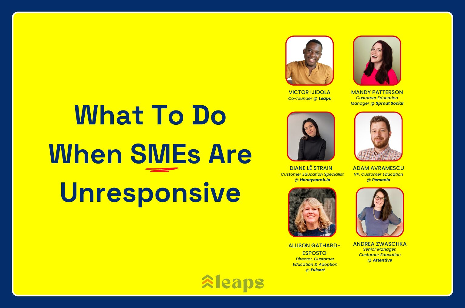 Unresponsive SMEs: How To Get Them To Talk